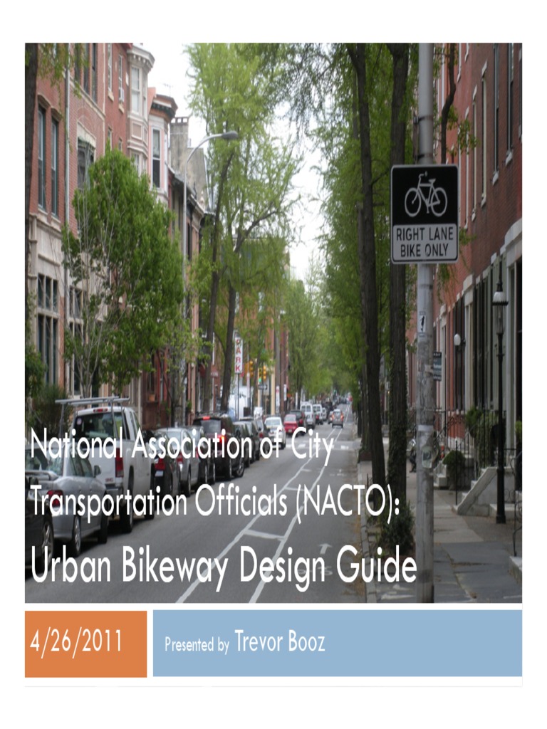 Nacto Ubdg | PDF | Infraestructura Ciclista | Tráfico
