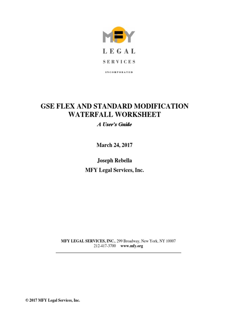 Flex and Standard Modification Worksheet Users Guide | Download Free ...