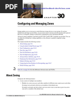 Cisco SAN Switch Zoning Guide | PDF | Network Switch | Data Transmission