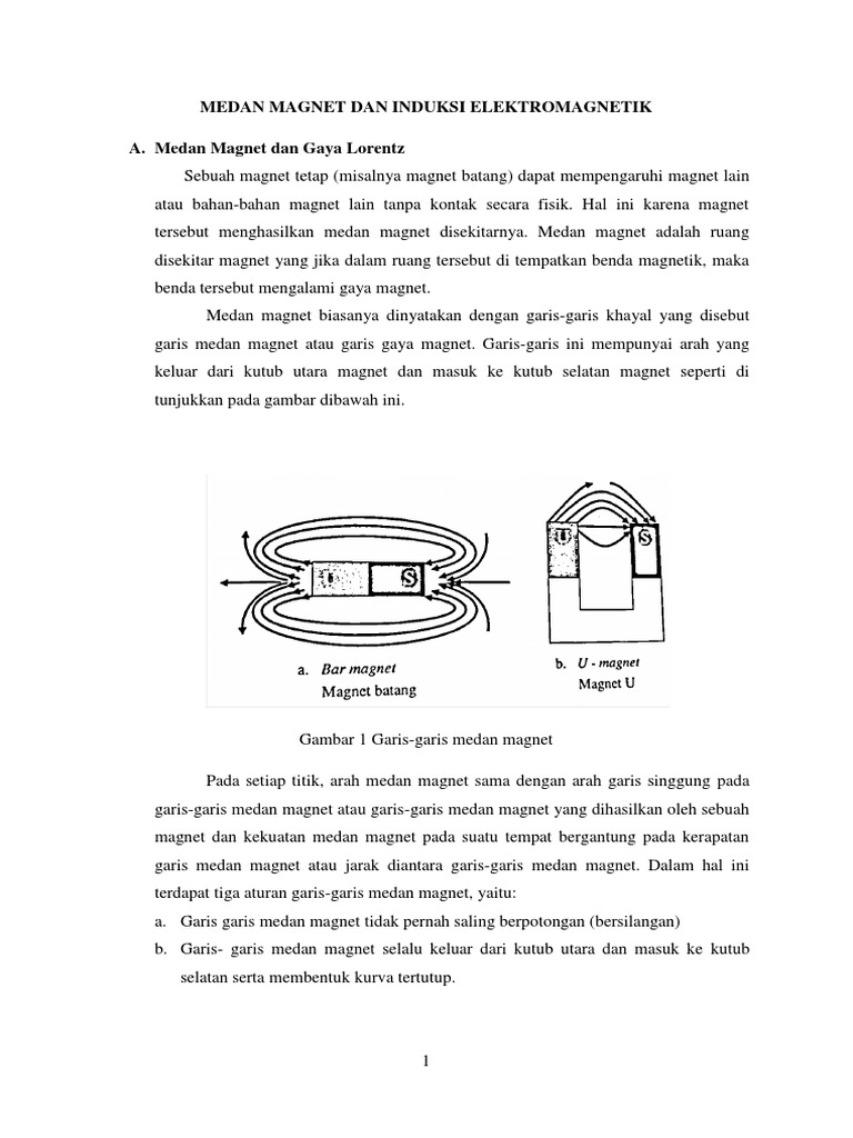 Medan Magnet Dan Induksi Elektromagnetik | PDF
