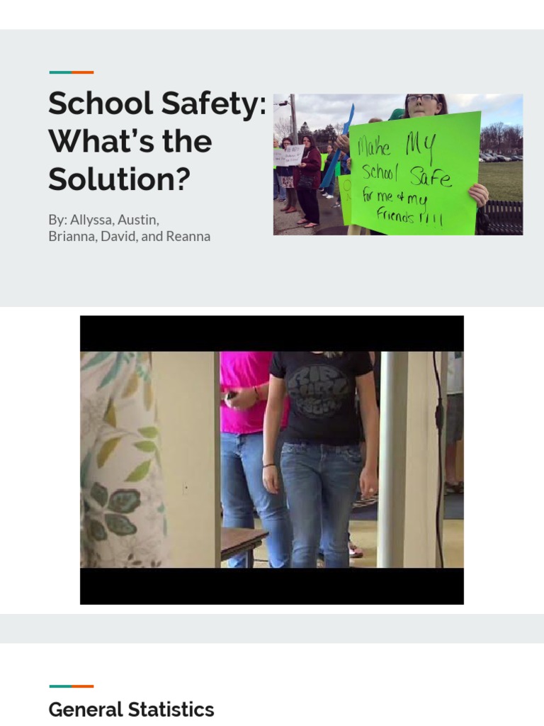 School Safety Presentation | PDF | Violence | Teachers