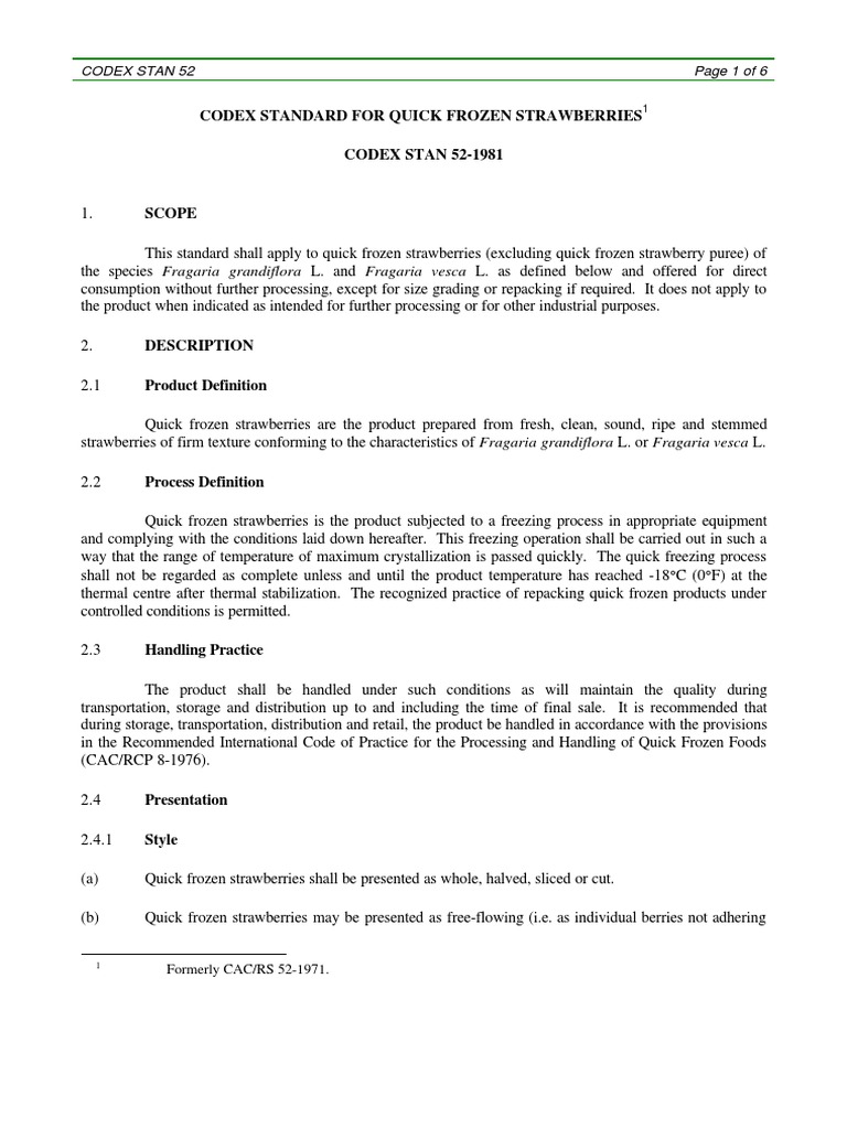 CXS - 052e Capsuni Congelate PDF | PDF | Strawberry | Sugar