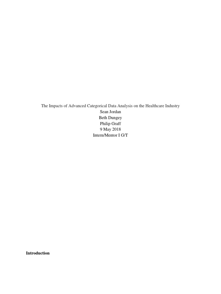 Sean Jordan Synthesis Paper | PDF | Machine Learning | Normal Distribution