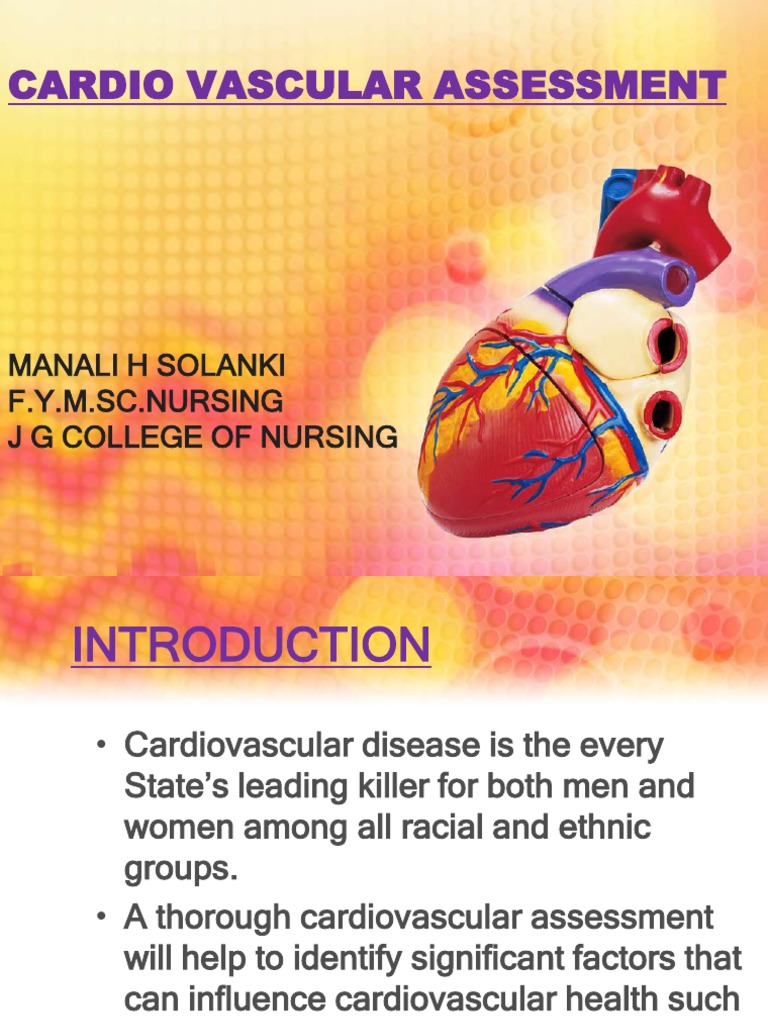 Cardiovascular Assessment Overview | PDF | Heart Valve | Heart
