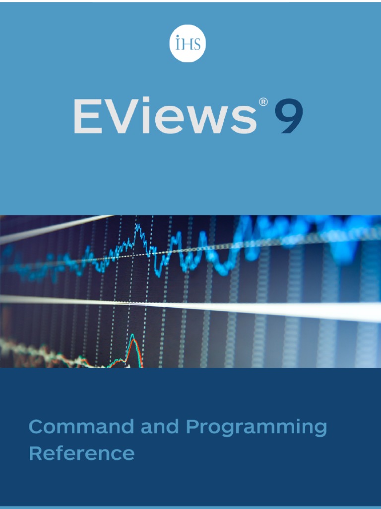 EViews 9 Command Ref | PDF | Parameter (Computer Programming) | Component Object Model