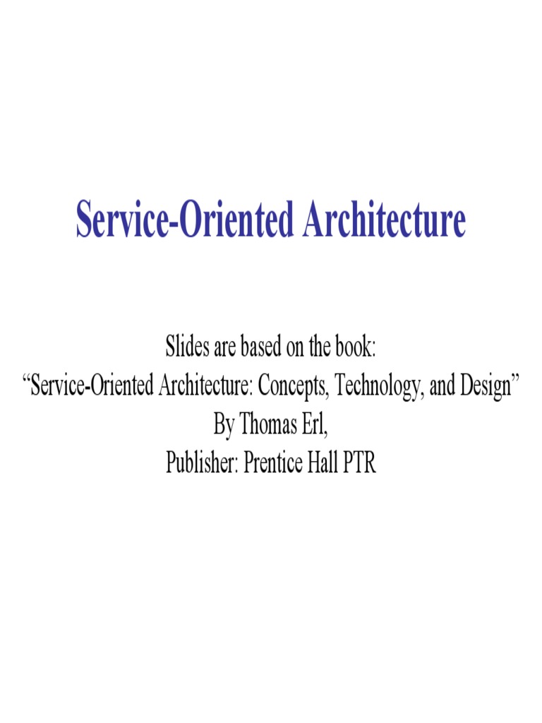 Service-Oriented Architecture - Concepts | PDF | Service Oriented ...