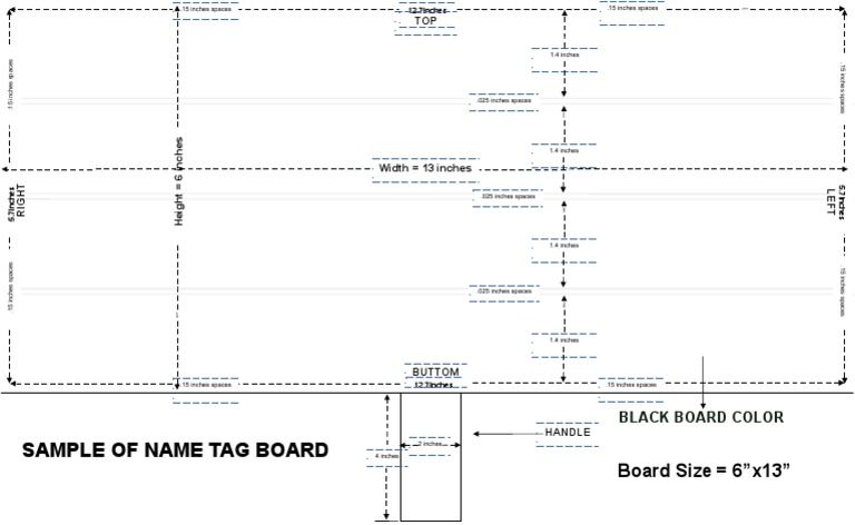 Mug Shot Identification Board Specifications | PDF