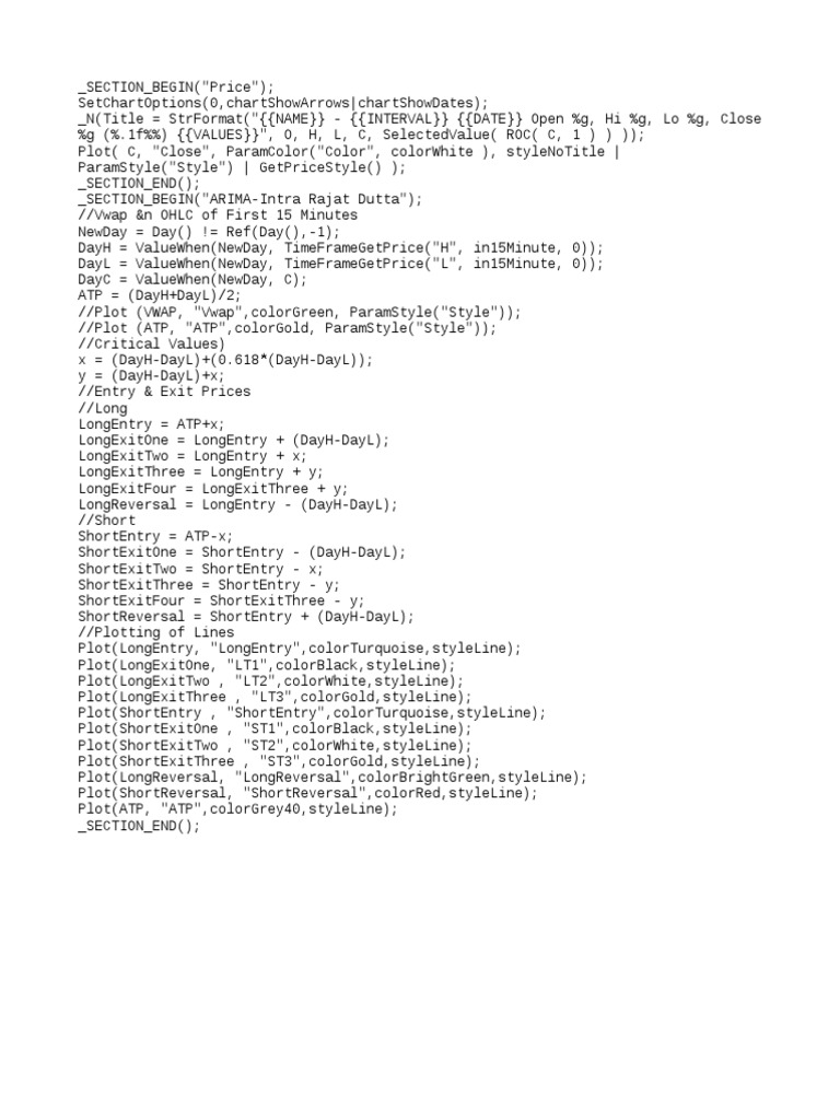 Range Breakout Afl Amibroker File | PDF | Market (Economics) | Business