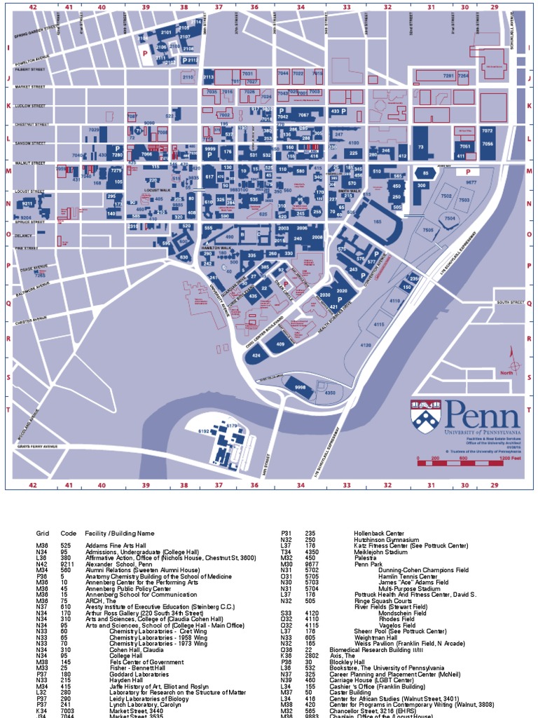 Upenn Campus Map
