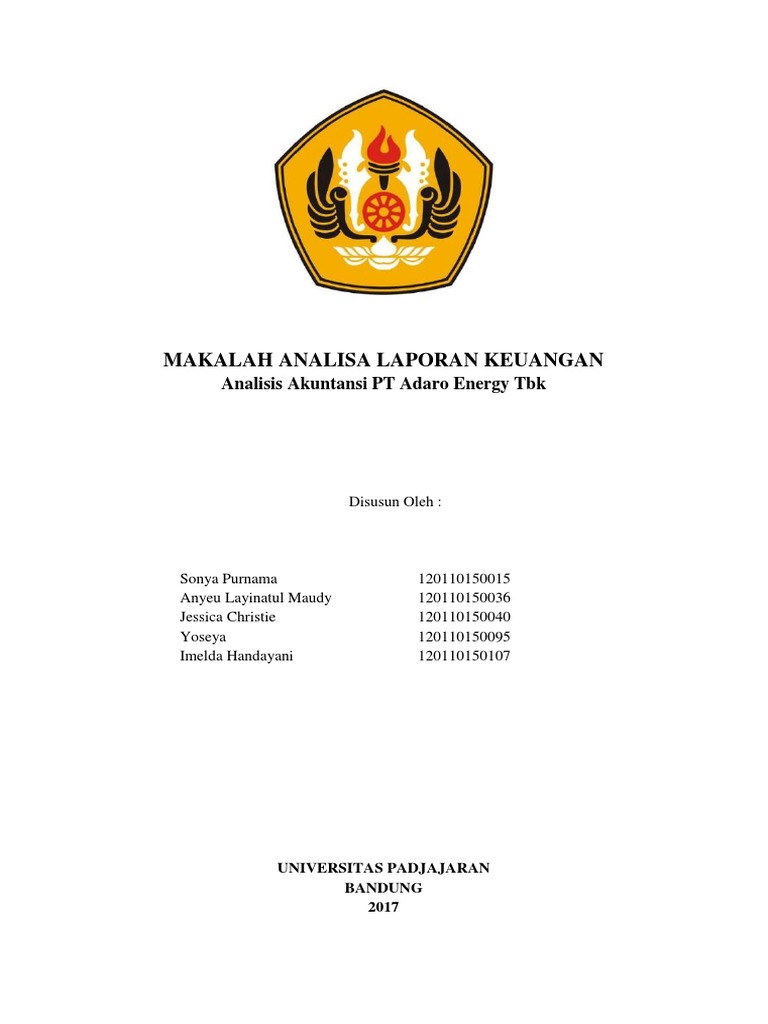 Analisis Laporan Keuangan Adaro Energy | PDF | Business | Finance ...