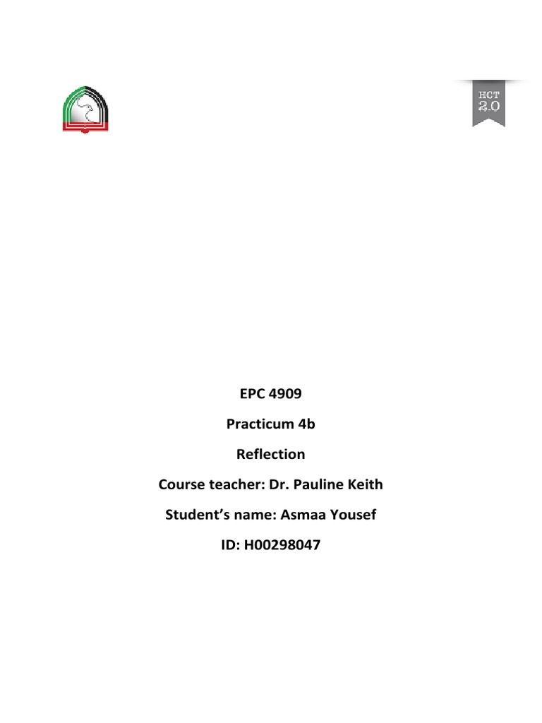 Reflection Assessment Pdf Schools Teachers