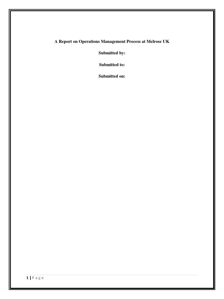 Operations Management Sample | PDF | Operations Management | Inventory