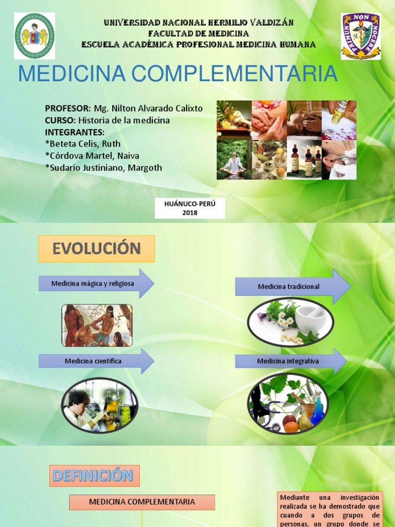 Trabajo de Medicina Complementaria | PDF | Medicina alternativa | Ejercicio físico