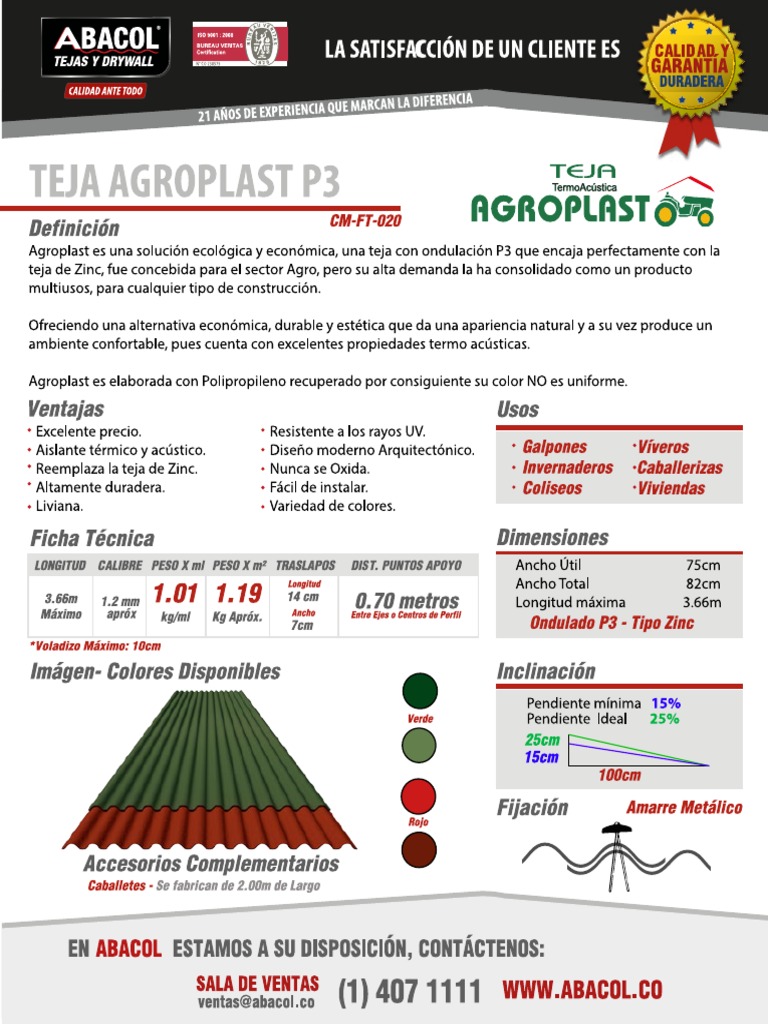 CM FT 020 Agroplast p3 v.04 | PDF