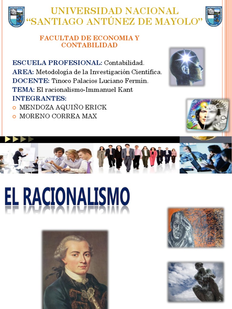 El Racionalismo-Immanuel Kant | PDF | Racionalismo | Empirismo