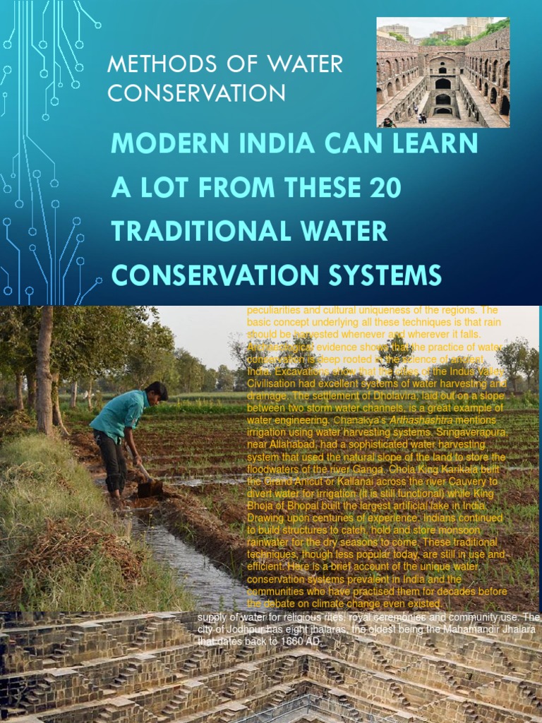 Methods of Water Conservation | PDF | Water Resources | Irrigation