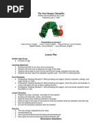 The Very Hungry Caterpillar Analysis | PDF