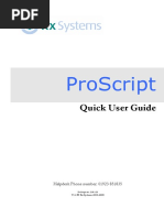 Proscript User Guide PDF Prescription Drugs Medical Prescription | PDF ...