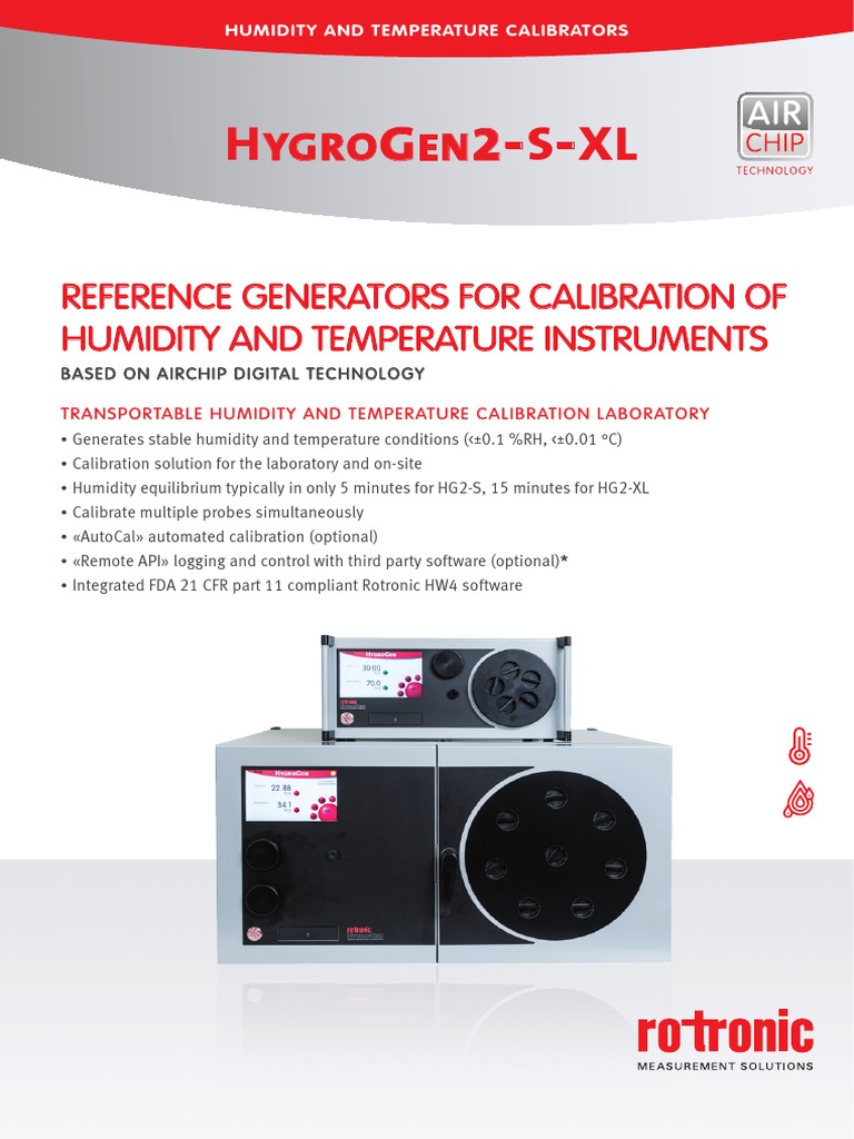 Productattachments Files H y Hygrogen2-S XL | PDF | Humedad relativa ...