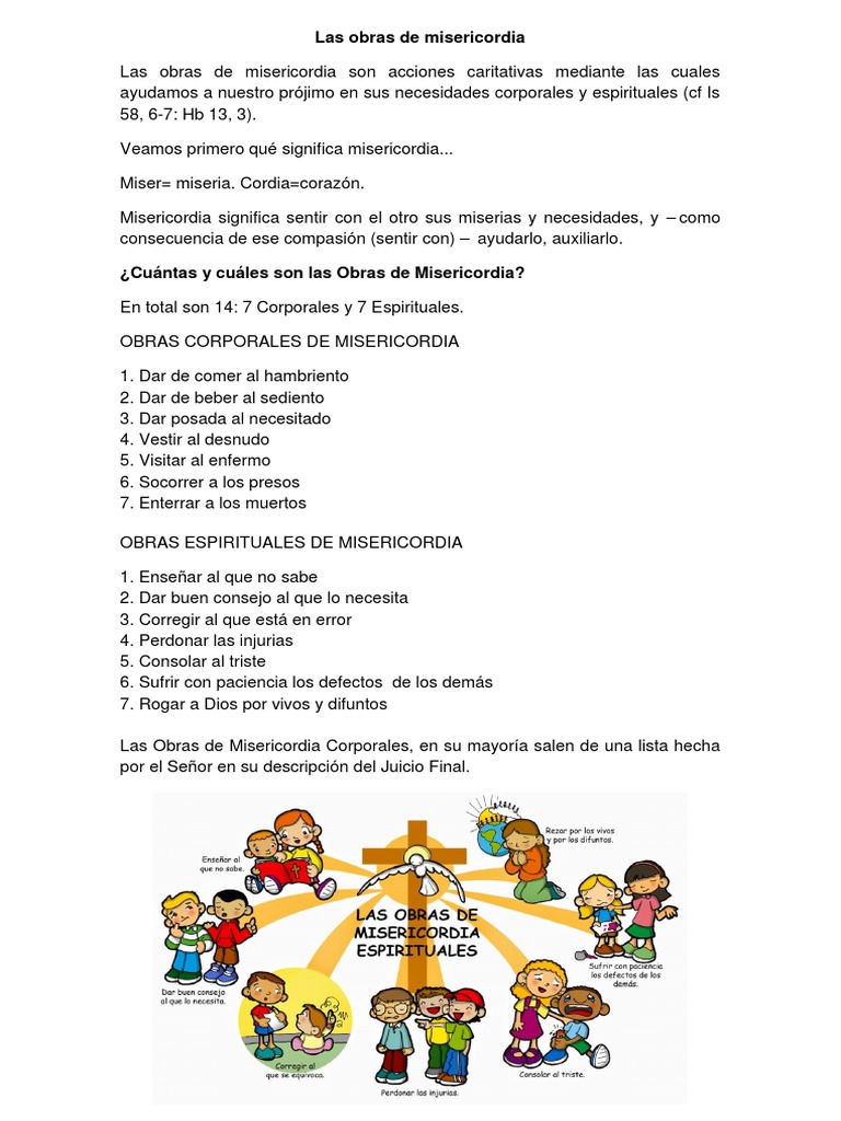 Las Obras de Misericordia | PDF