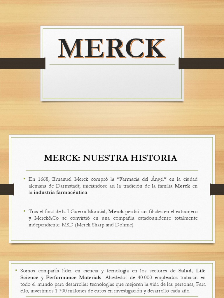 Historia de la familia Merck en farmacéutica | PDF