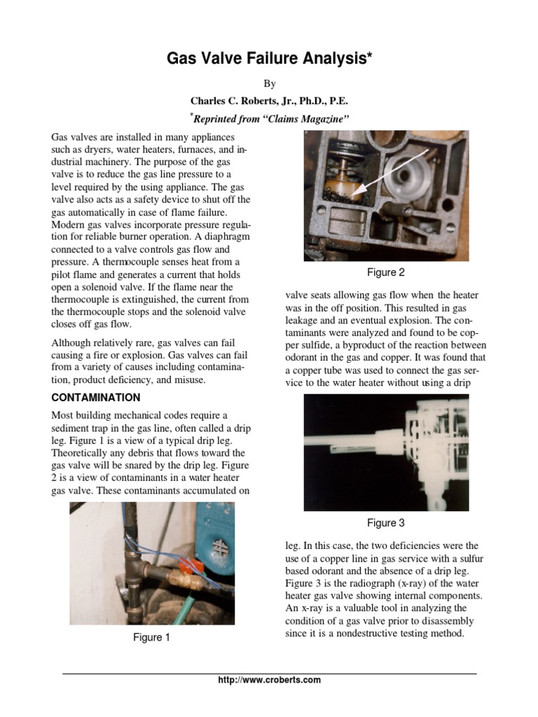 Gas Valve Failure Analysis | PDF | Valve | Thermocouple
