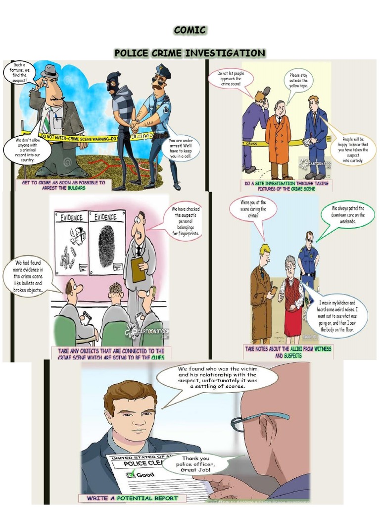 Comic Police Crime Investigation | PDF