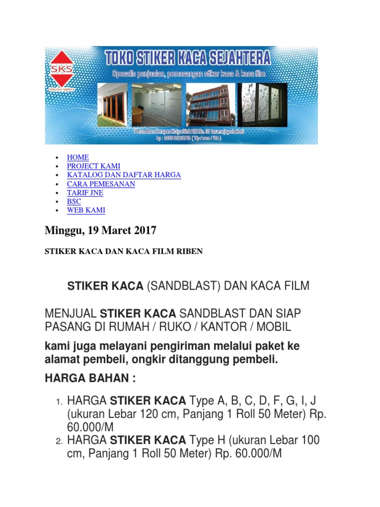 Striker Kaca & Jenis | PDF