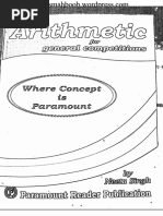 Arihant Fast Track Objective Arithmetic | PDF | Area | Circle