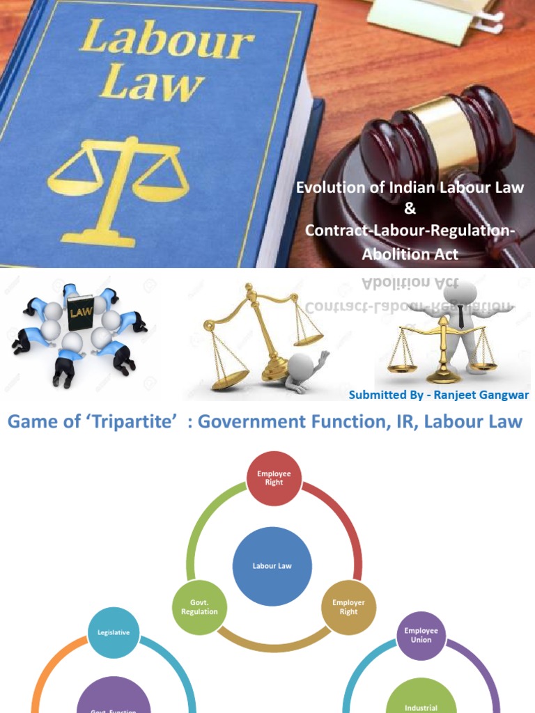 Evolution of Indian Labour Law & Contract Labour Regulation Abolition ...