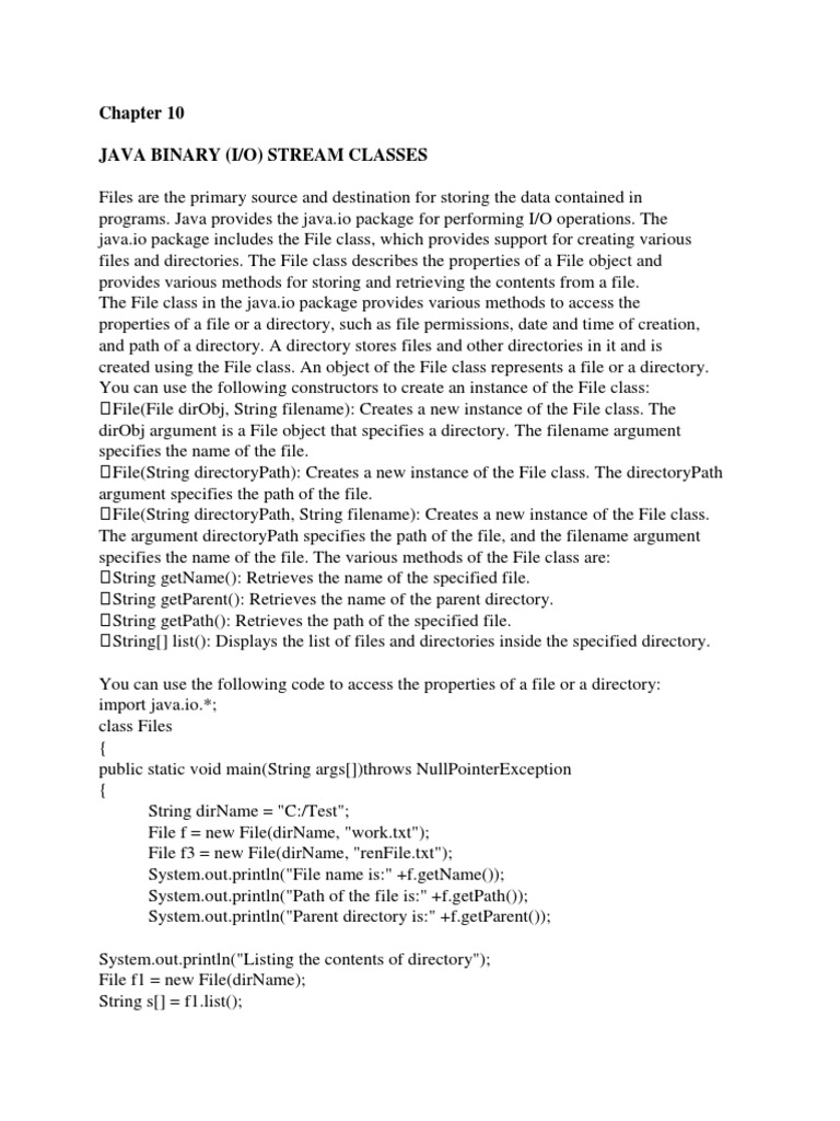 Chapter 10 Pdf Method Computer Programming Class Computer Programming