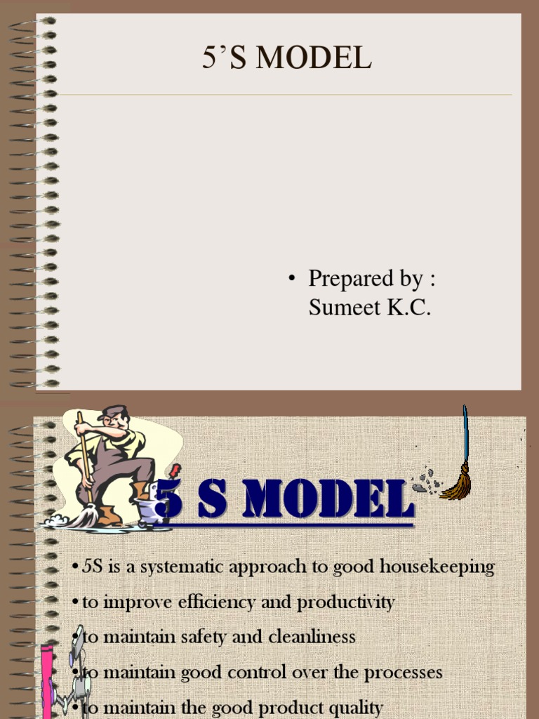 5'S Model: - Prepared By: Sumeet K.C | PDF | Business