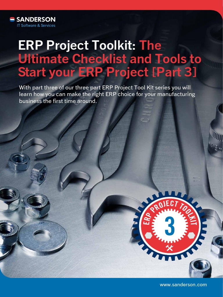 ERP Project Toolkit - The Ultimate Checklist and Tools To Start Your ...