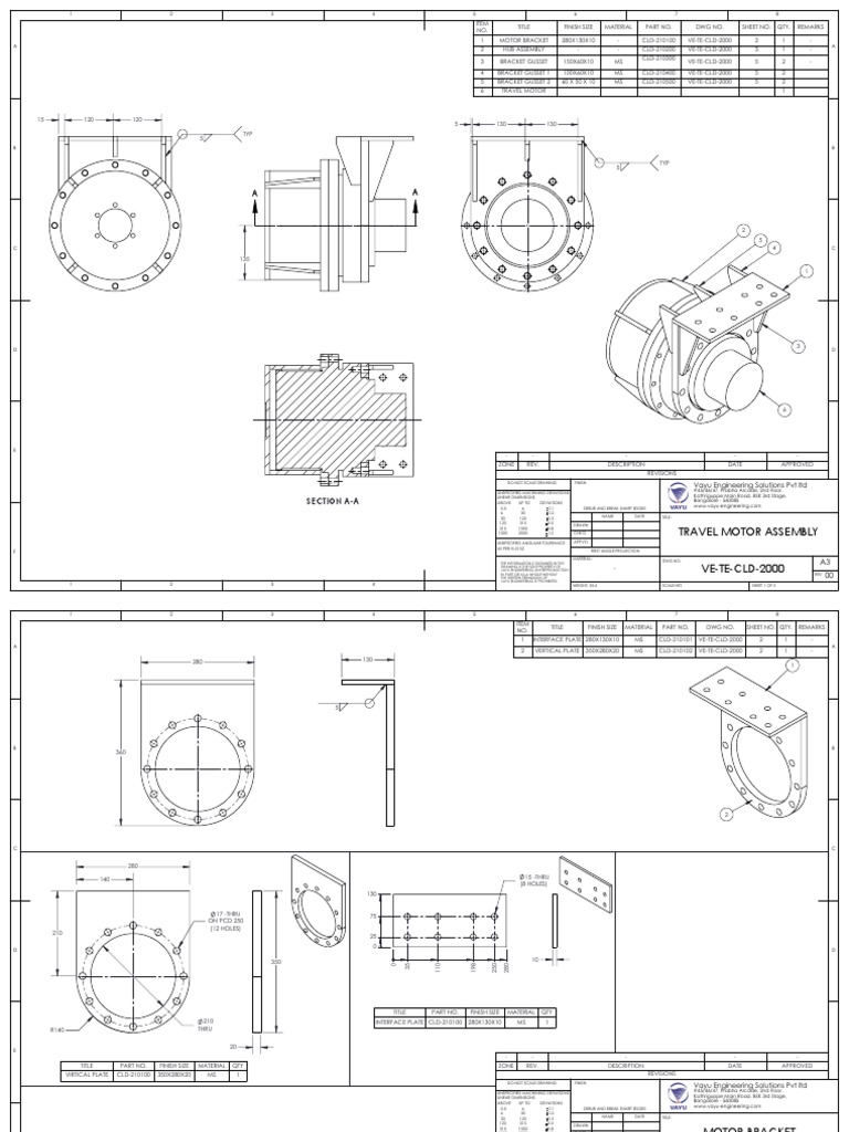 Travel Motor Assy - New | PDF | Mechanical Engineering | Nature