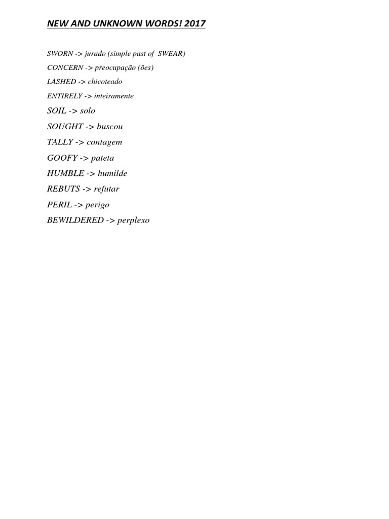 Vocabulary Insights: New Words 2017 | PDF