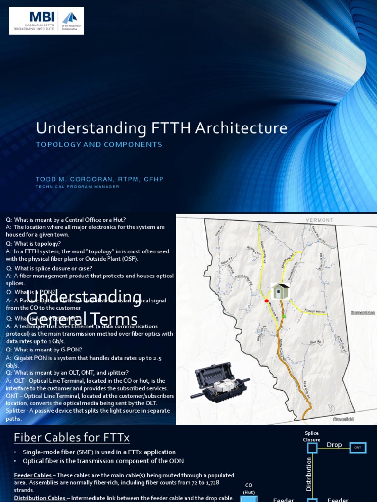 Understanding FTTH Architecture v5 | PDF | Fiber To The X | Network ...