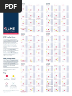 LME Trading Calendar 2023-2033 - v1 | PDF | Financial Markets | Trade