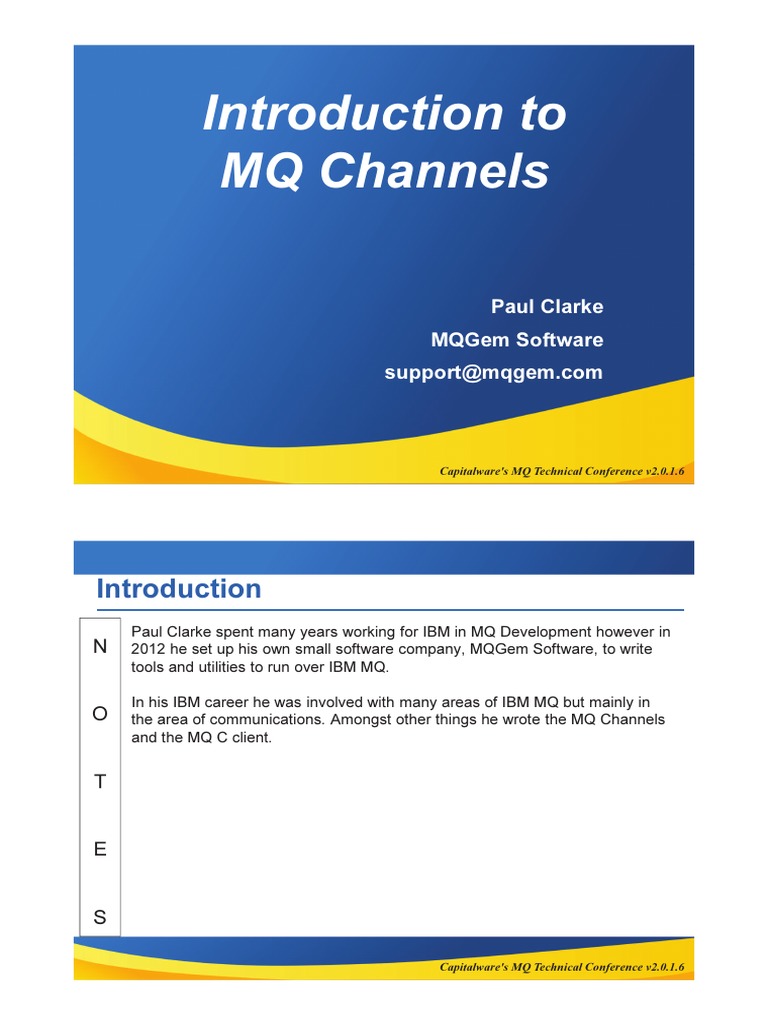 MQ Channels | PDF