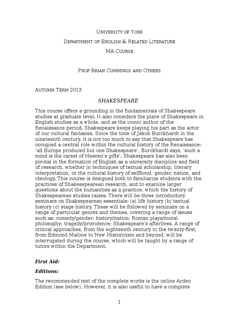 Shakespeare | Download Free PDF | William Shakespeare | The Tempest