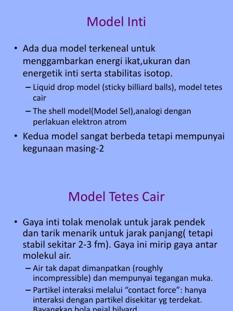 Model Inti | PDF