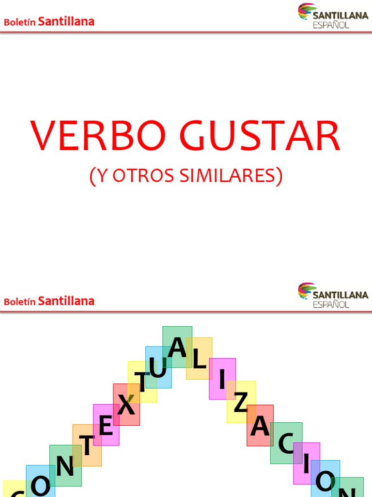 Verbos Gustar y Otros Similares | PDF | Verbo | Asunto (gramática)