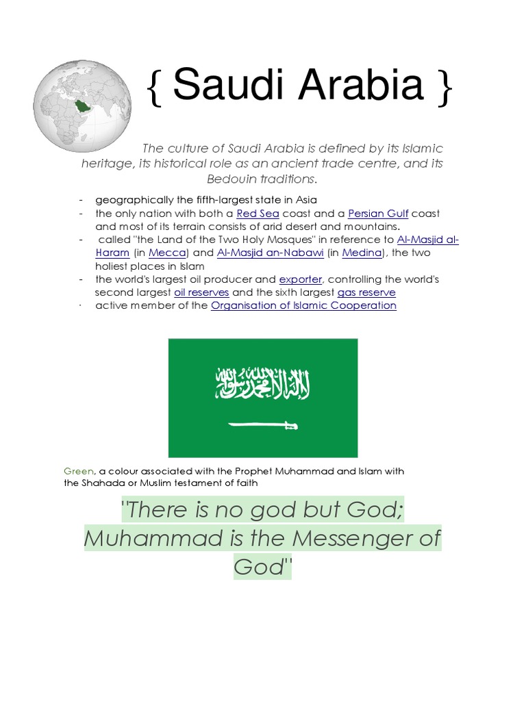 (Saudi Arabia) : "There Is No God But God Muhammad Is The Messenger of ...