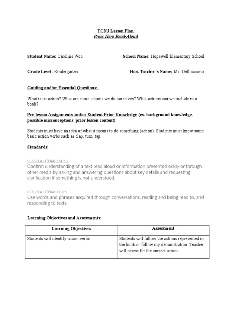 Lesson Plan 2 | PDF | Lesson Plan | Question