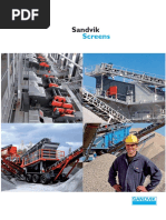 Sandvik SL Horizontal Screen Overview | PDF