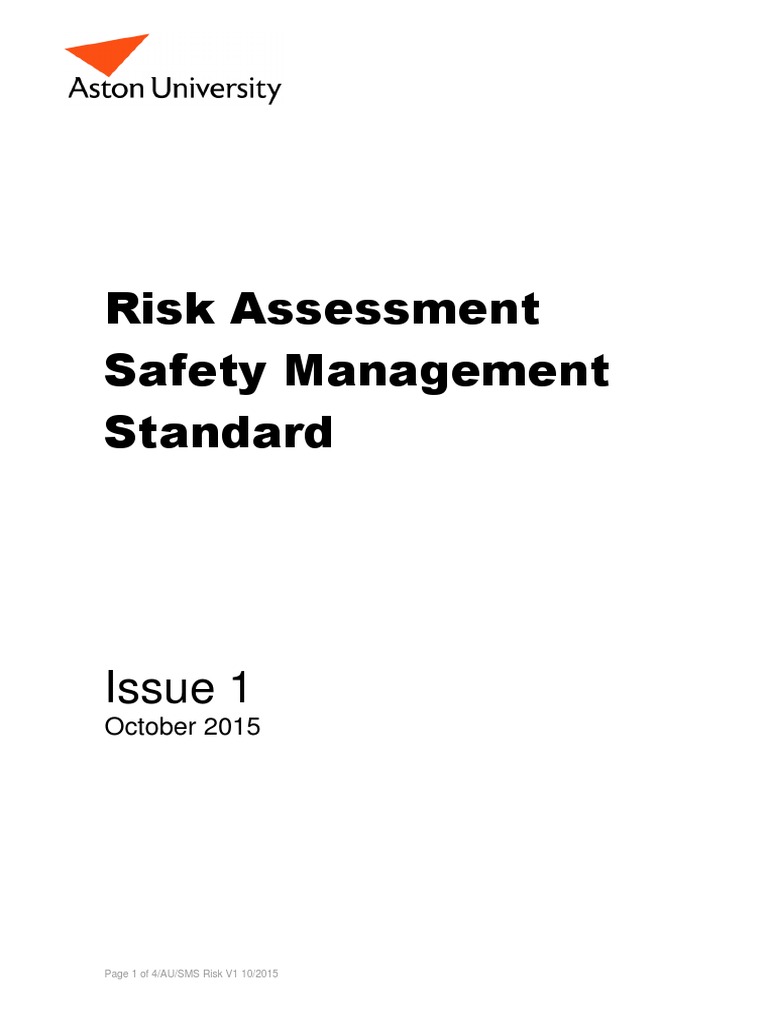 Risk Assessment SMS | PDF | Risk Assessment | Risk