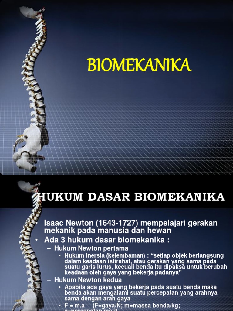 BIOMEKANIKA | PDF