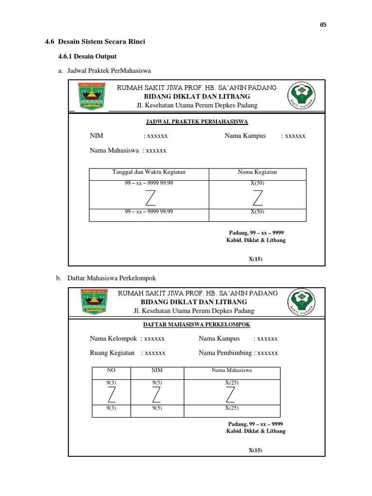 Rancangan IO, Flowchart, Normalisasi | PDF | Metode & Bahan Ajar