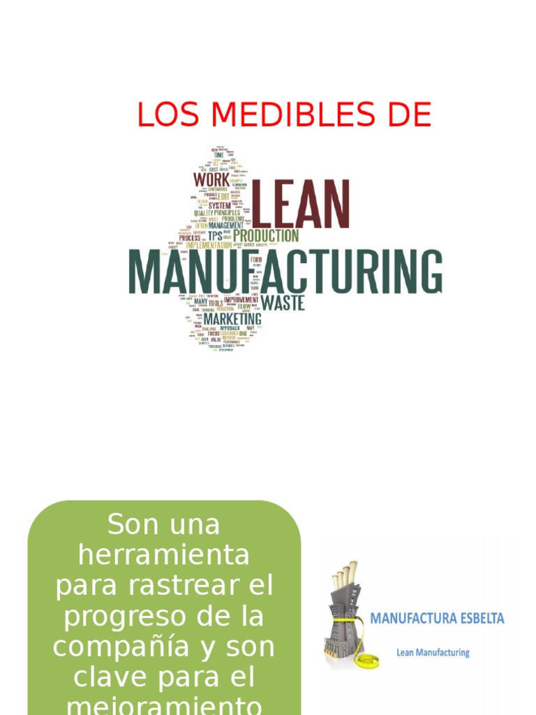 Los Medibles de La Manufactura Esbelta | Descargar gratis PDF | Lean Manufacturing | Calidad ...