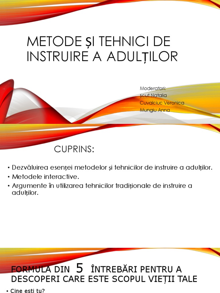 Metode Și Tehnici de Instruire A Adulților | PDF