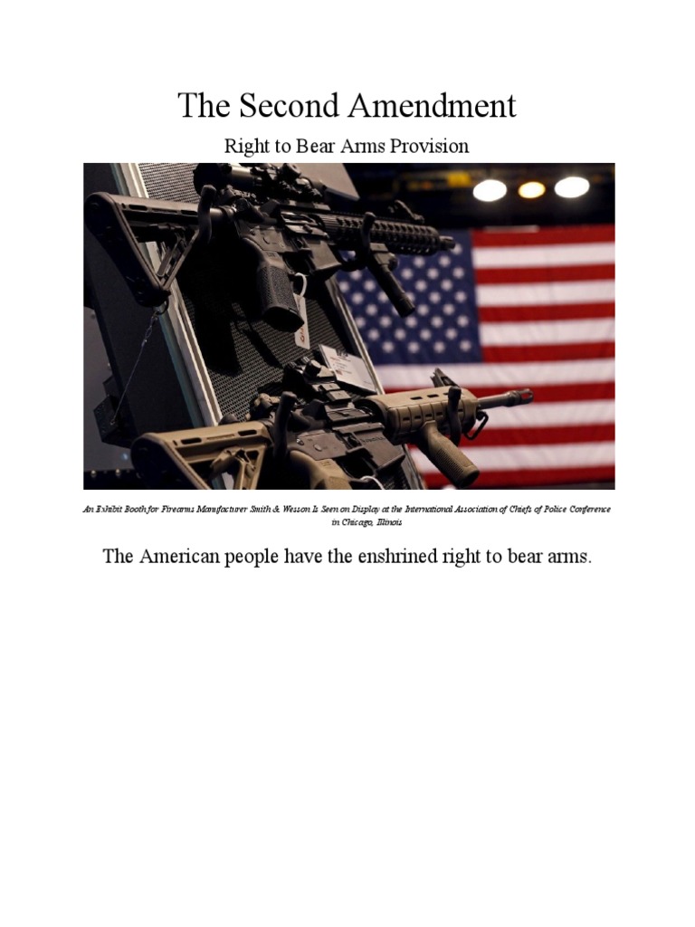 2nd Amendment | PDF | Gun Politics In The United States | National ...